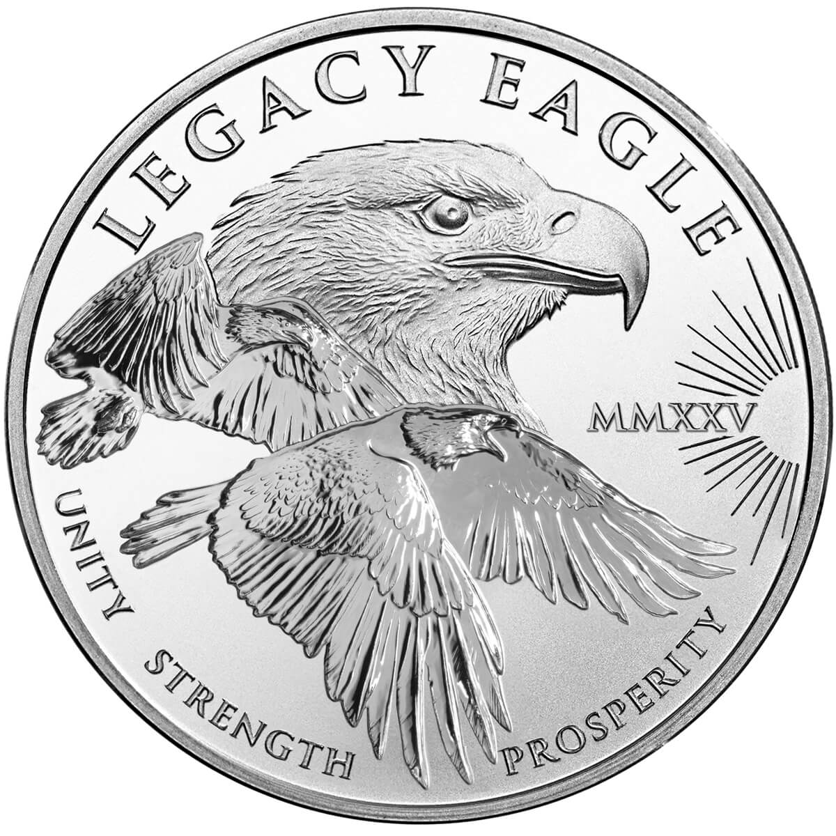2025 1 oz. Silver Legacy Eagle Coin | U.S. Money Reserve